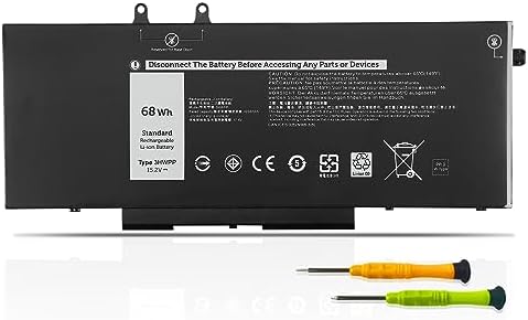 ZTHY 7.6V 68Wh 4GVMP Laptop Battery Replacement for Dell Latitude 5400 ...