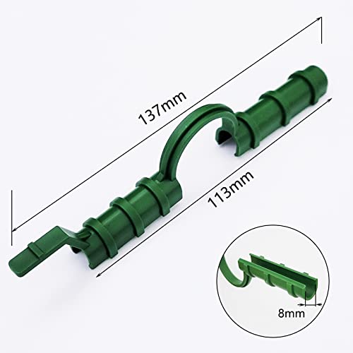 50x Plastic Snap Clamps for Greenhouse Clamps Clips Green Snap Clamp ...