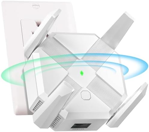 Amazon.com: WiFi Extender Signal Booster, WiFi Booster,1200Mbps Dual ...