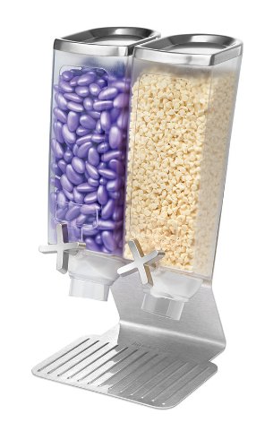 Amazon.com: Rosseto EZ514 2-Container Snack Dispenser with Stainless ...