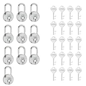 Xpert Padlock Master 50 MM. Pack of 10 with 20 Silver Common Same ...