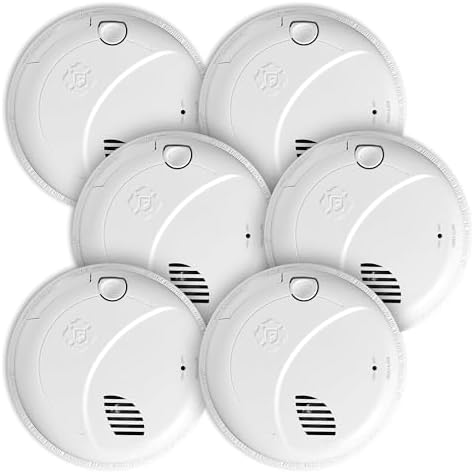 First Alert SMI105-AC, Interconnect Hardwire Smoke Alarm with 10-Year ...