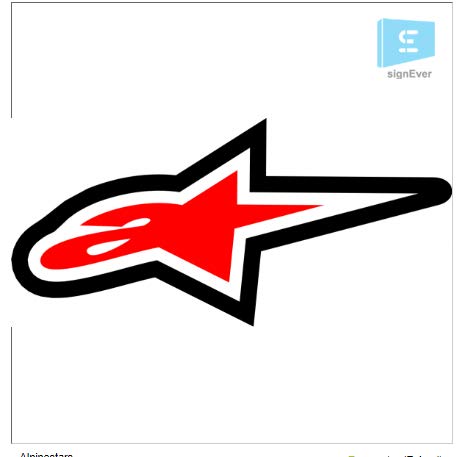 SIGN EVER Alpinestar Stickers for Bike Sides Auto Hood Bumper ...