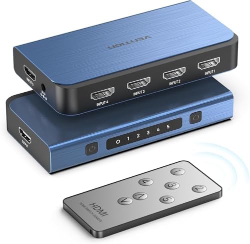 Amazon.com: VENTION 8K HDMI Switch 2 in 1 Out, HDMI Switch 4K 120Hz ...