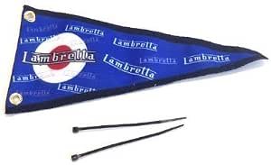 Amazon.com: Car Aerial Flag Lambretta Mod Target Pennant Scooter Aerial ...