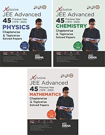 Combo (set of 3 Books) Xclusive JEE Advanced 45 Previous Year (1978 ...