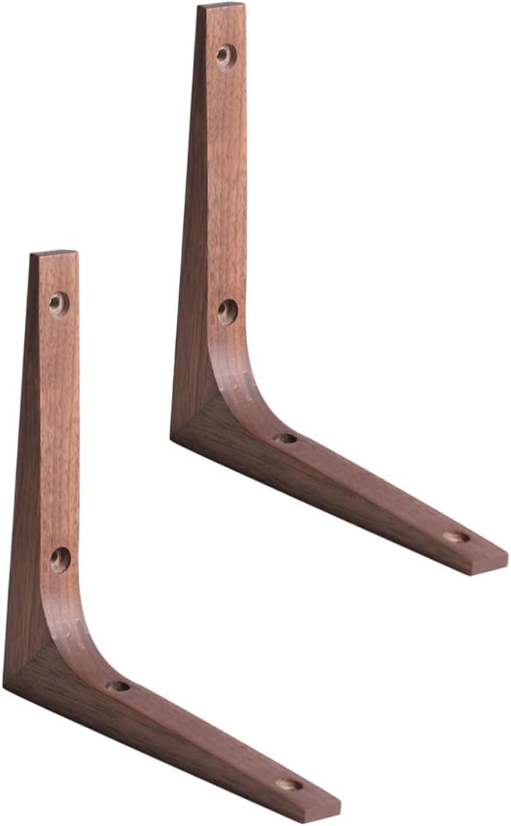 Amazon.com: Uonlytech 2pcs Triangular Wall Panel Flower Stand Wooden ...