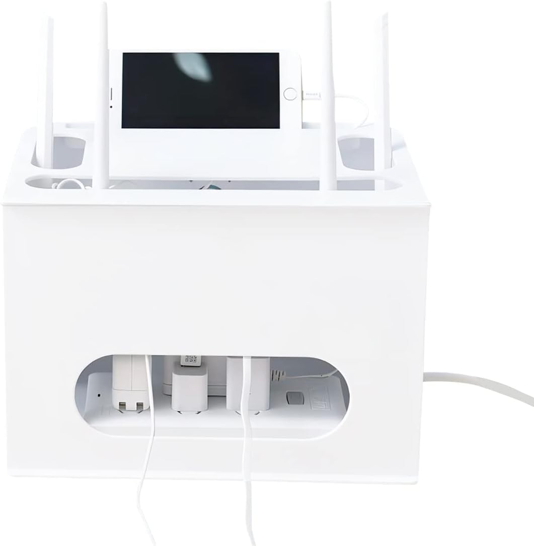 Amazon.com: Router Storage Box, Optical Modem Set-top Box Shelf, Hub ...