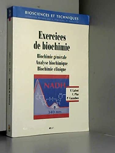 Amazon.fr - Exercices De Biochimie. Biochimie Generale, Analyse ...