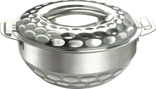 Buy Samit Impex Hot Pot Stainless Steel SuperMax Casserole with Steel ...