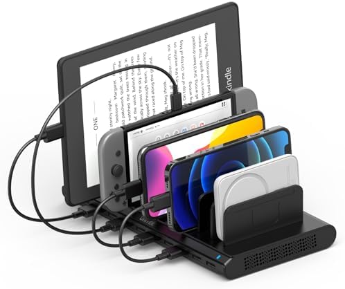 Unitek Charging Station for Multiple Devices - 10 Port USB Charger with ...