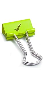 Rapesco 1351 19 mm Fun Foldback Clips, Bright Yellow, Pack of 20 ...