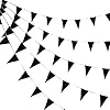 Amazon.com: Consummate 100 Feet Black Pennant Banners Flags String ...
