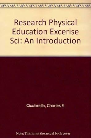 Research in Physical Education, Exercise Science, and Sport: An ...