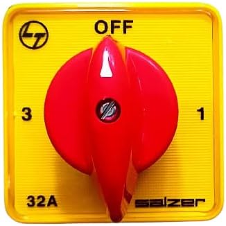 Salzer Electronics Rotary Switch, 63Amps, Phase Selector with CLOSURE 1 ...
