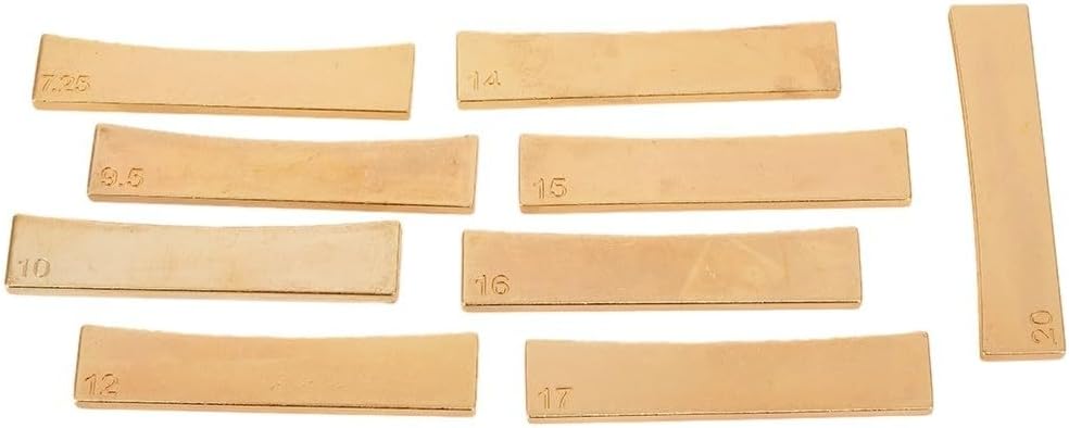 Bulevisiter Guitar Fret Press Caul Insert Set, 9 Sizes Metal ...