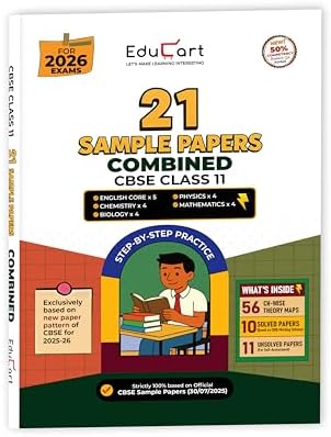 Educart CBSE Class 11 Combined Sample Papers 2025-26 – Physics ...