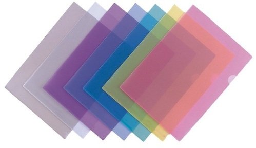 L-Shape Transparent Folders (Pack of 1) : Amazon.in: Office Products