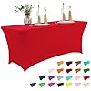 Amazon.com: IVAPUPU 6FT Table Cloth for Rectangular Fitted Events ...