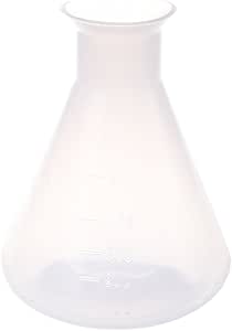 500ml Clear Plastic Laboratory Conical Flask Storage : Amazon.co.uk ...