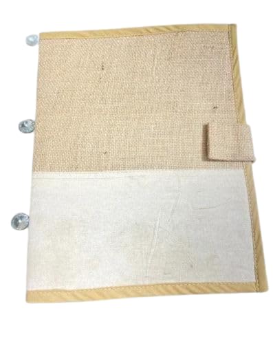 XOMARK Eco-Friendly Jute Bag File Folders for Certificates and ...