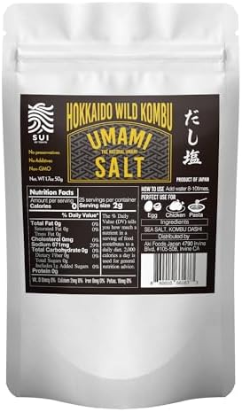 Amazon.com : Umami Salt, Natural Umami, Hokkaido Wild Kombu, Made in ...