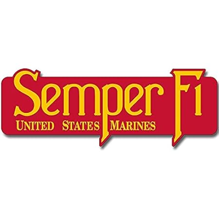 Amazon.com - AV Semper Fi Sticker, Military Decal, United States Marine ...