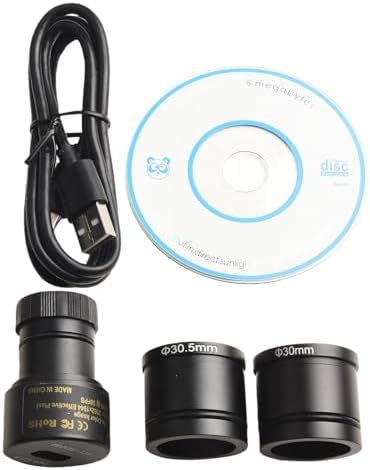 UTTASU 5MP CMOS USB Microscope Camera with Digital Eyepiece for ...