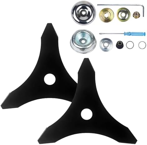 Amazon.com: WAO ZONE Weed Eater Head 10" x 3 Teeth, Steel Trimmer ...