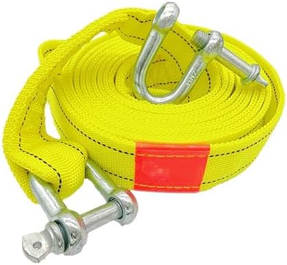 Car Tow Rope,Heavy Duty High Strength Tow Ropes Strap with 2 Safety D ...