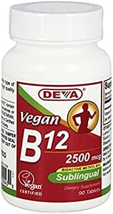 Amazon.com: Deva Vegan Vitamins B12 Sublingual, 90 Count : Health & Household