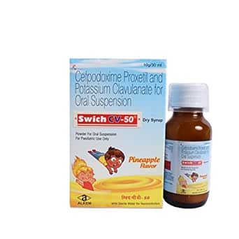 Swich Cv 50MG - Bottle of 30 ml Dry Syrup : Amazon.in: Health ...