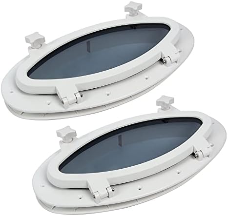 Amazon.com: Boat Portlight Window, Stainless Steel Anti Aging Oval ...