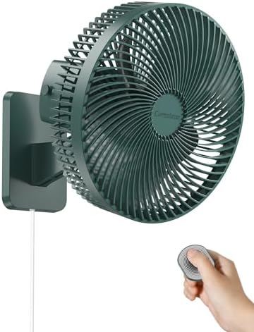 Amazon.com: 10 Inch Wall Mount Oscillating Fan with Remote and Timer ...