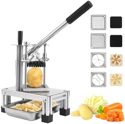 Amazon.com: Commercial Vegetable Fruit Chopper, Stainless Steel French ...
