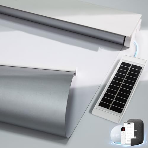 Amazon.com: Solar Powered Rechargeable Motorized Blinds【Free Solar ...