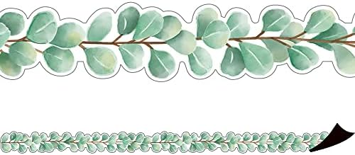 Amazon.com: Outus 68.9 ft Eucalyptus Magnetic Bulletin Board Border ...