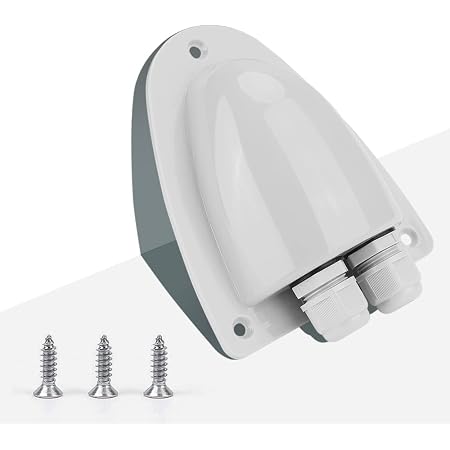 Amazon.com: Weatherproof Cable Wire Entry Housing for Solar Panels, w ...