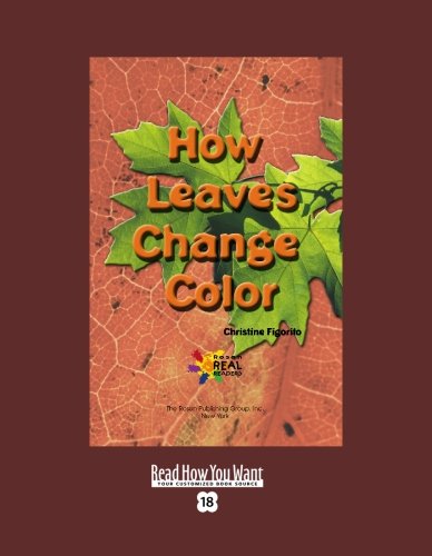 Buy How Leaves Change Color: Easyread Super Large 18pt Edition Book ...