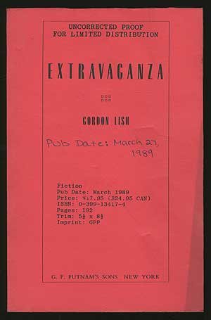 Extravaganza: Gordon Lish: Amazon.com: Books