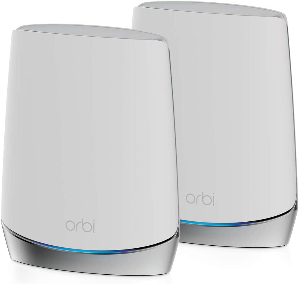Netgear Orbi Whole Home Tri-Band Mesh WiFi 6 System (RBK752) Router ...