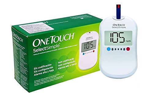 One Touch Select Simple Glucose Monitoring System - White : Amazon.in ...