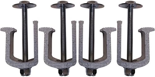 Amazon.com: Easy Mount - Truck Tool Box J Clamps - Aluminum Tie Downs ...