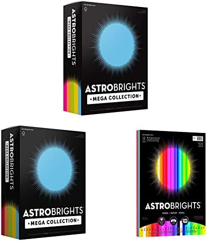 Amazon.com : Astrobrights Mega Collection, Colored Cardstock & Mega ...