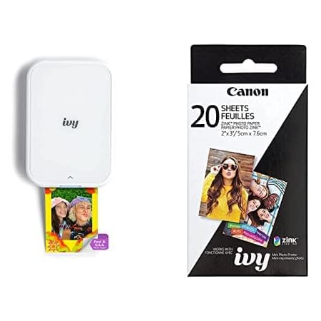 Amazon.com: Canon Ivy 2 Mini Photo Printer, Print from Compatible iOS ...