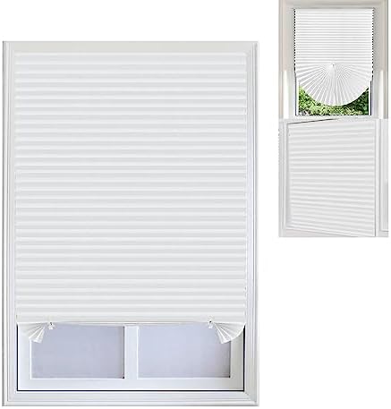 Amazon.com: Temporary Blinds for Windows, Self Adhesive Window Blinds ...