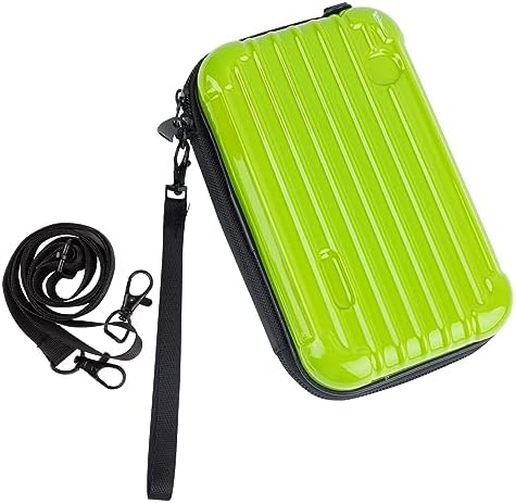 Amazon.com: Framendino, Green Hard Shell Cosmetics Case Carrying Hard ...