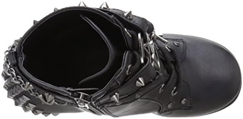 Amazon.com | Demonia Women's Poison-101/Bvl Boot, Black Vegan Leather ...