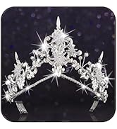 Amazon.com : Yean LED Baroque Rhinestone Crowns and Tiaras Ligth Up ...