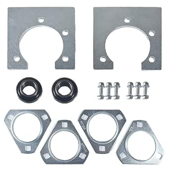 Go-Kart Live Axle Bearing Kit, 1" Bearing Kit (3-Hole) Kit Fit Go Karts ...